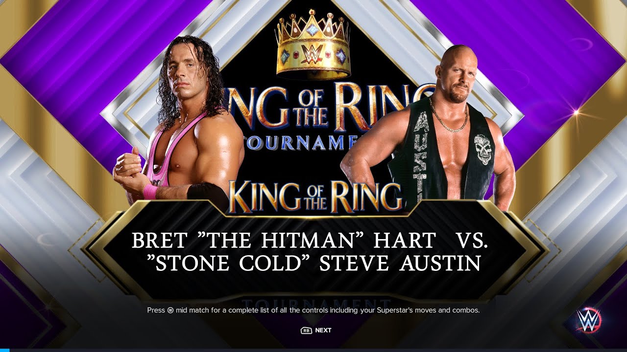 Bret hart vs stone cold wwe 2K23 - YouTube