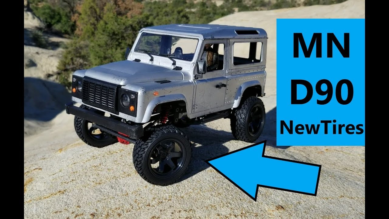 MN D90 New Tires - YouTube