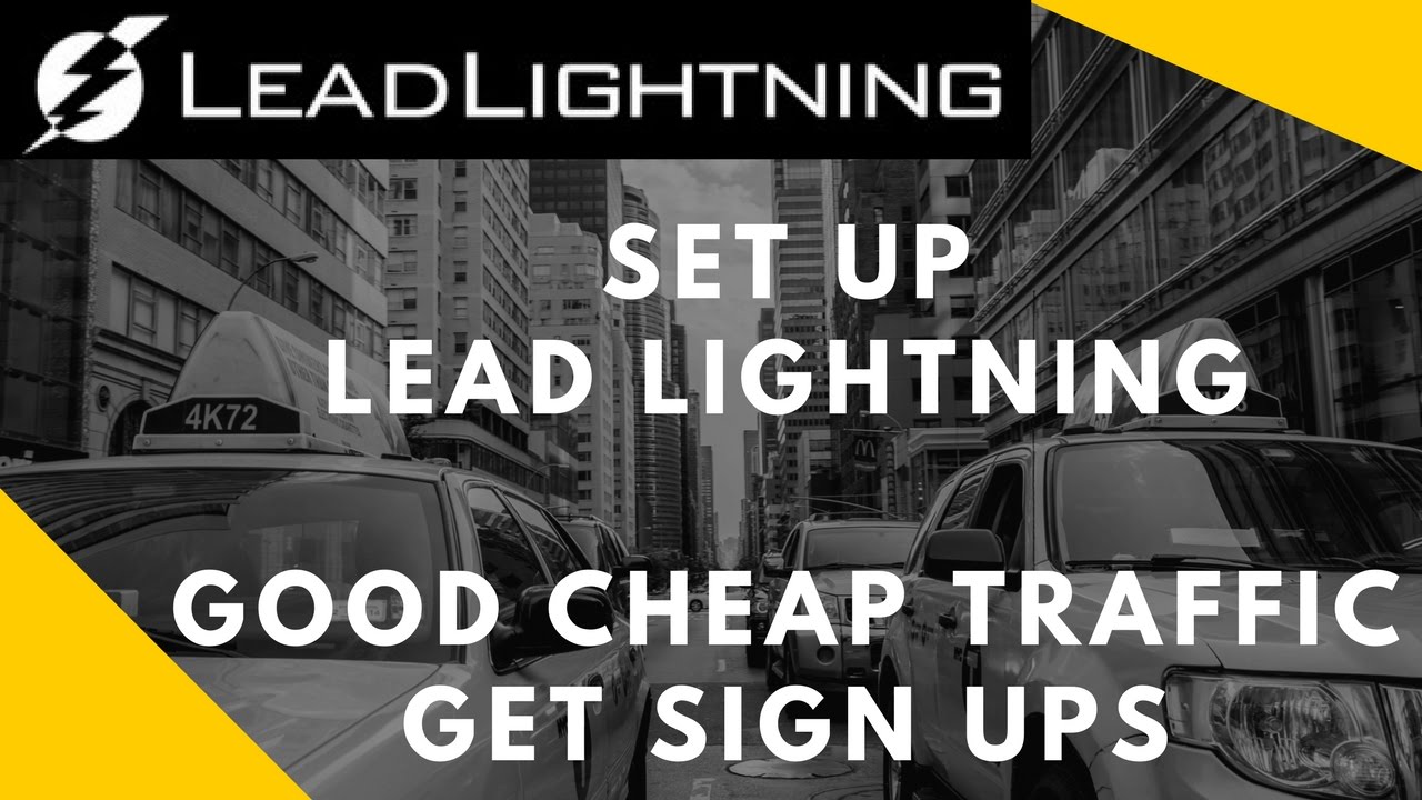 2017 Lead Lightning Set Up | How to Get Sign Ups for ANY Biz | Cheap ...