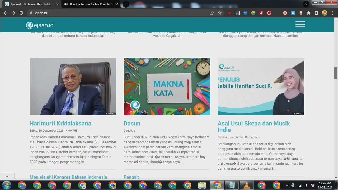 ejaan.id - Website Cek Ejaan atay Typo - YouTube