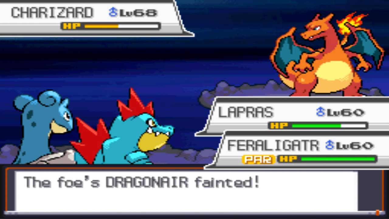 Pokémon Soul Silver - Battle vs. Leader Clair & Champion Lance - YouTube