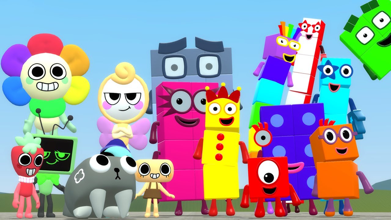 Fight Between All New Blocks of Learning Blocks vs Dandy's World Roblox ...