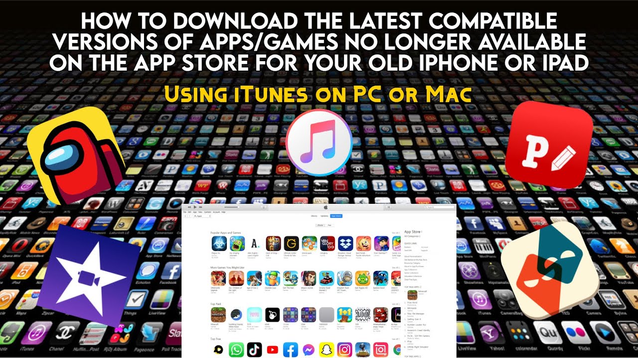 How To Download The LATEST COMPATIBLE VERSIONS Of Apps/Games For Old ...