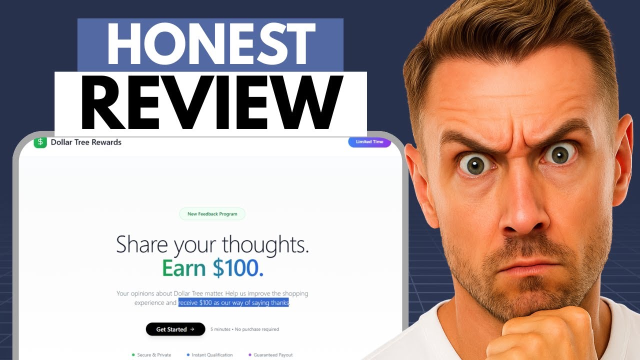 Dollar3.us Review 2025 - $100 Dollar Tree Gift Card Scam ?? - YouTube