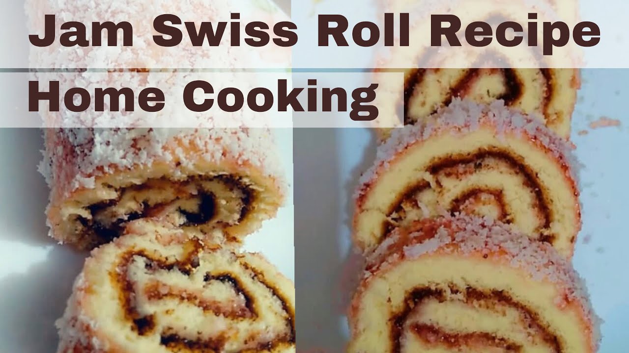 How to Make a Jam Swiss Roll - a Homemade Recipe - YouTube