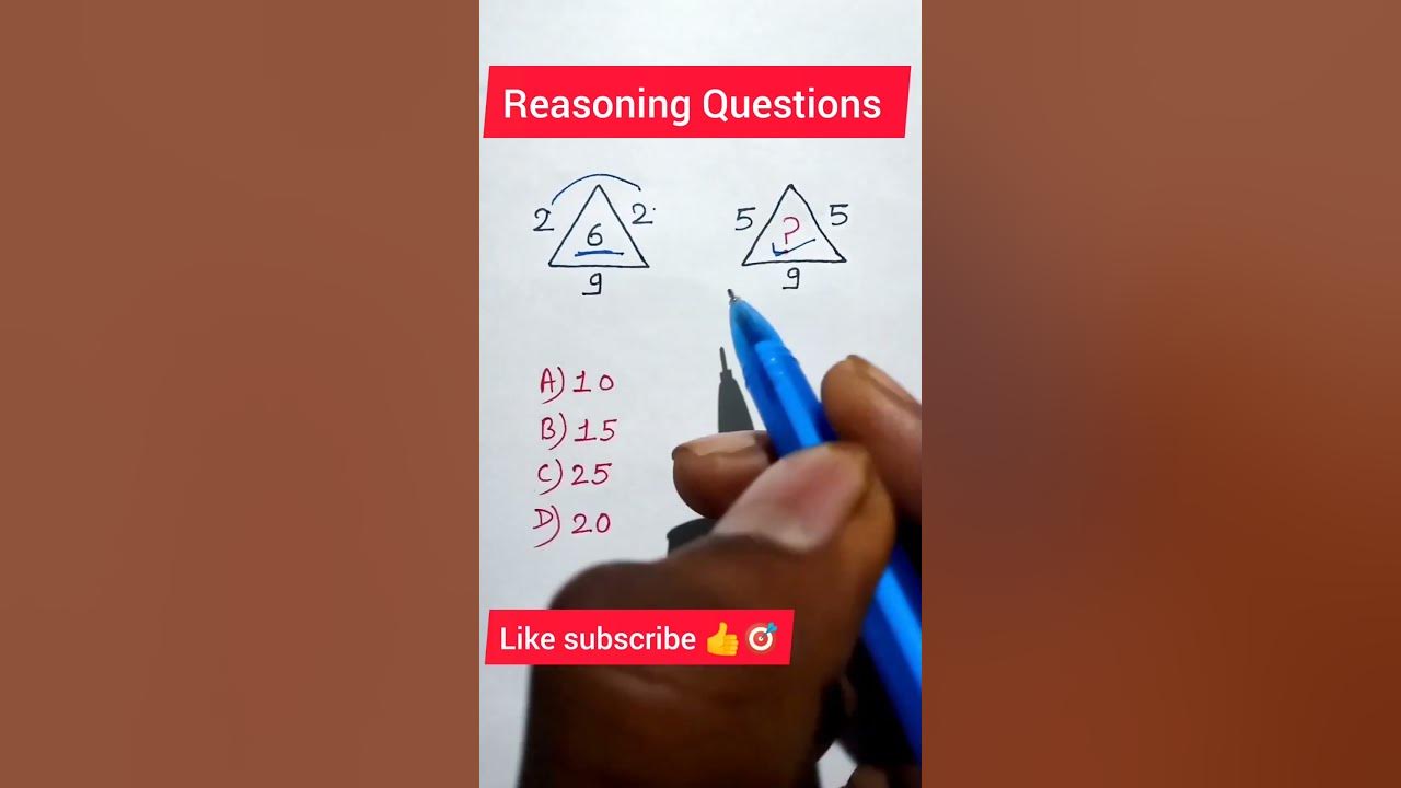 Reasoning questions #shorts #reelsinstagram #reels #reasoningtricks # ...