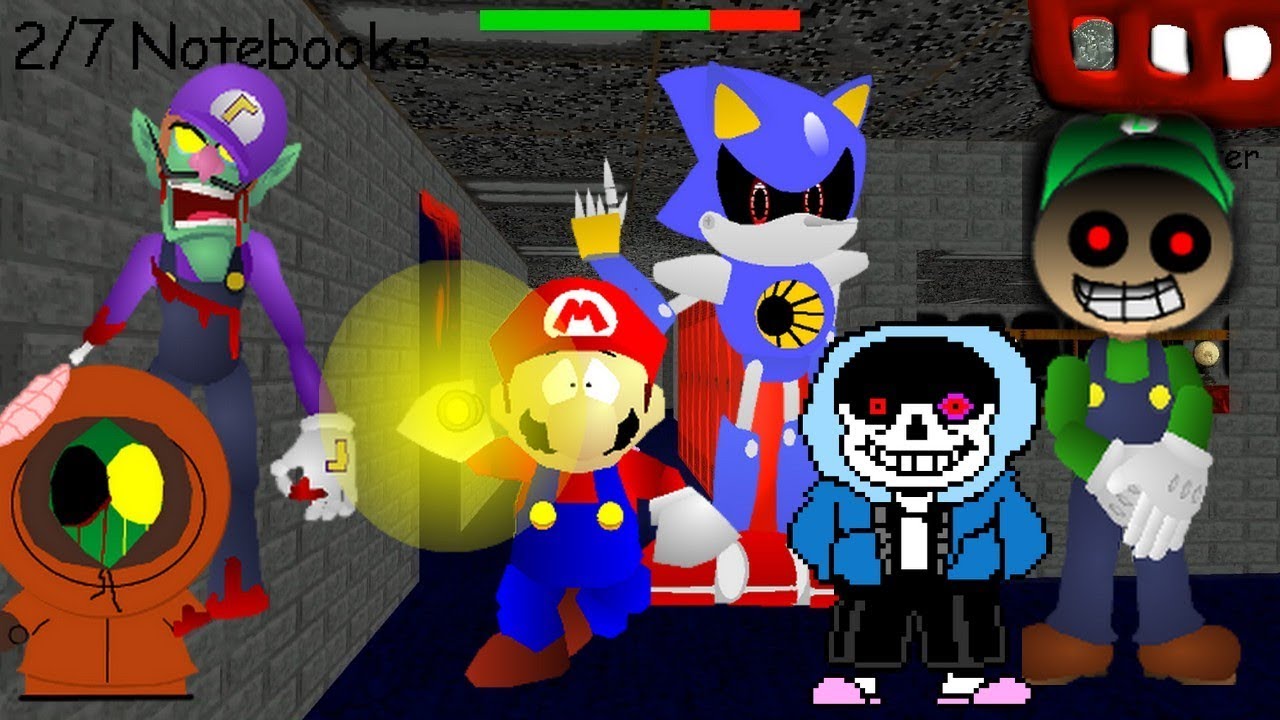 The Final Chapter - Luigi's Basics 7 (Baldi's Basics V1.4 Mod) - YouTube