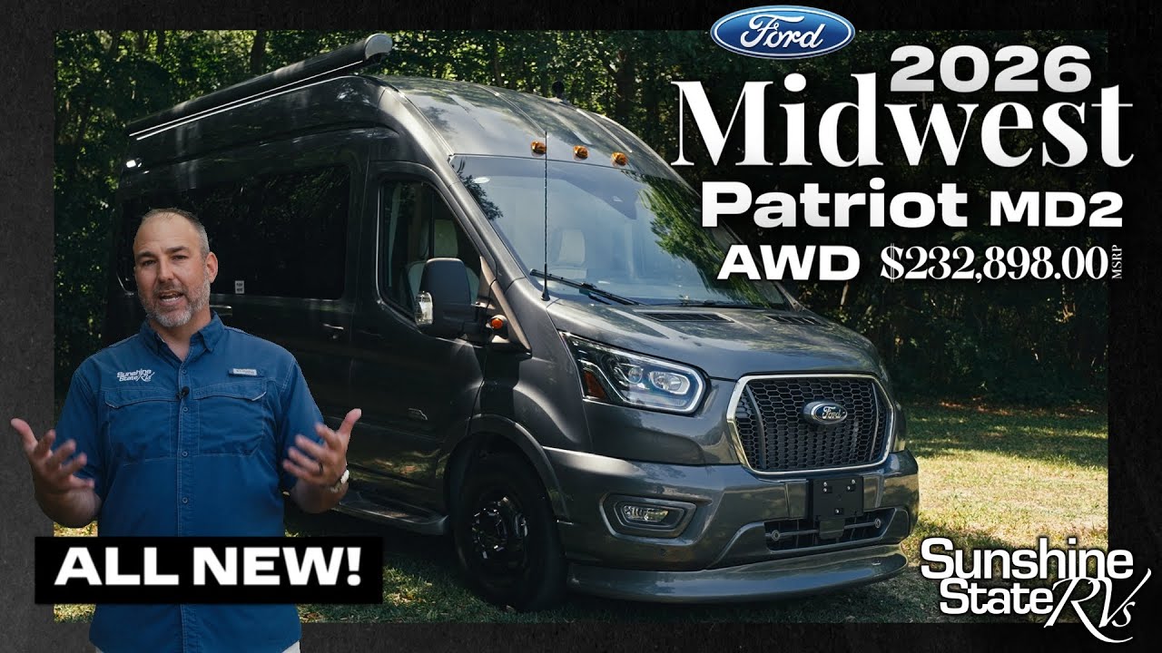 Inside the 2026 Midwest Patriot MD2 AWD Van | Luxury Ford Transit Class ...