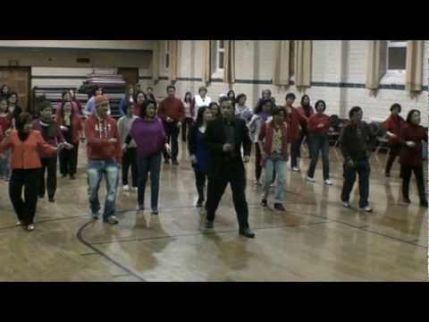 Sikat Basta Pinoy Line Dance - YouTube