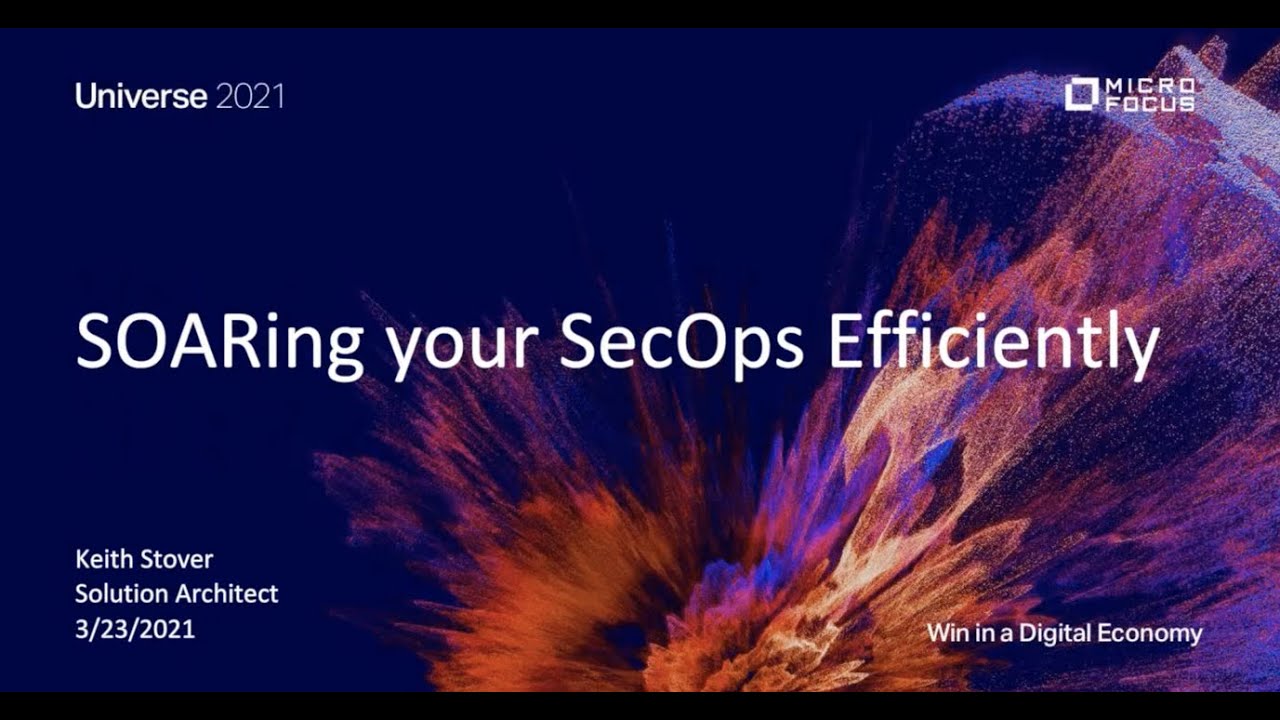 SOARing your SecOps Efficiently | ArcSight SOAR DEMO - YouTube
