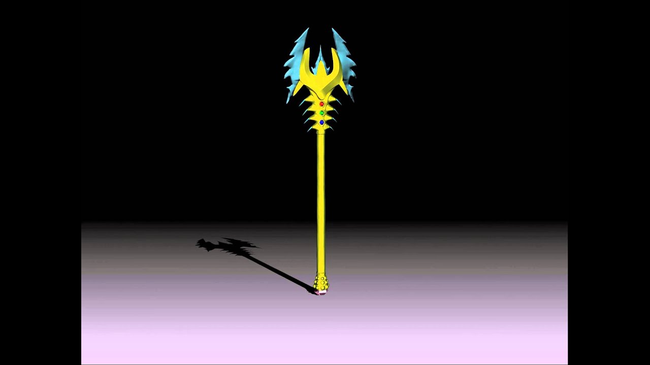 Golden Trident-axe - YouTube