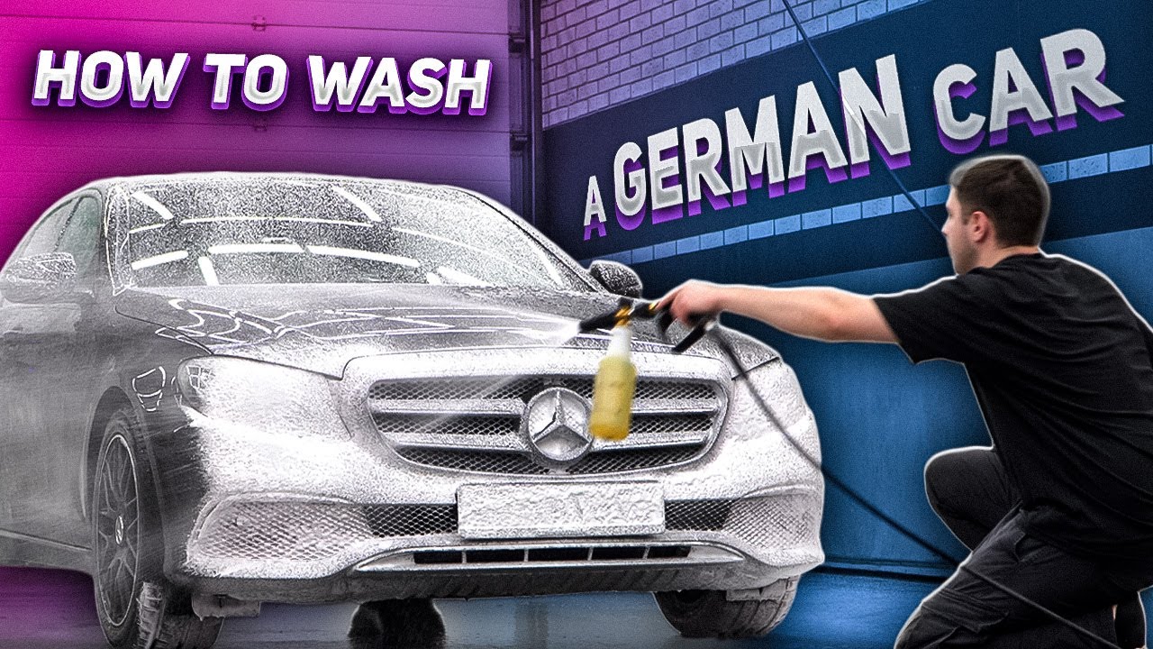 How to wash/detail a German car the right way - YouTube