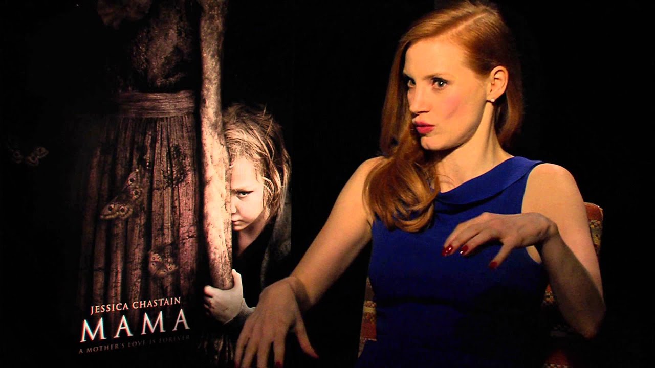 Jessica Chastain on how she got in a scary mood for "Mama" - YouTube