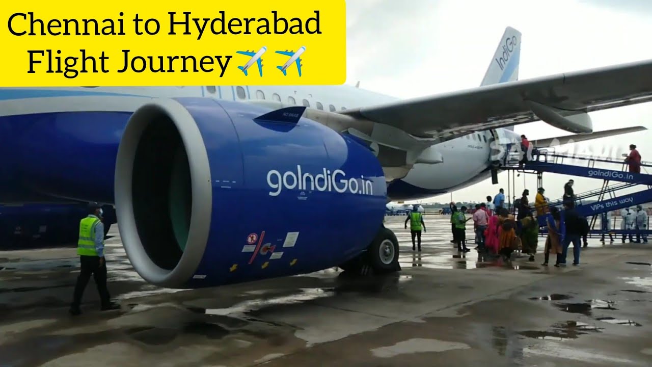 Indigo 6E 6183 First time flight Journey | Chennai to Hyderabad || ️ ️ ...