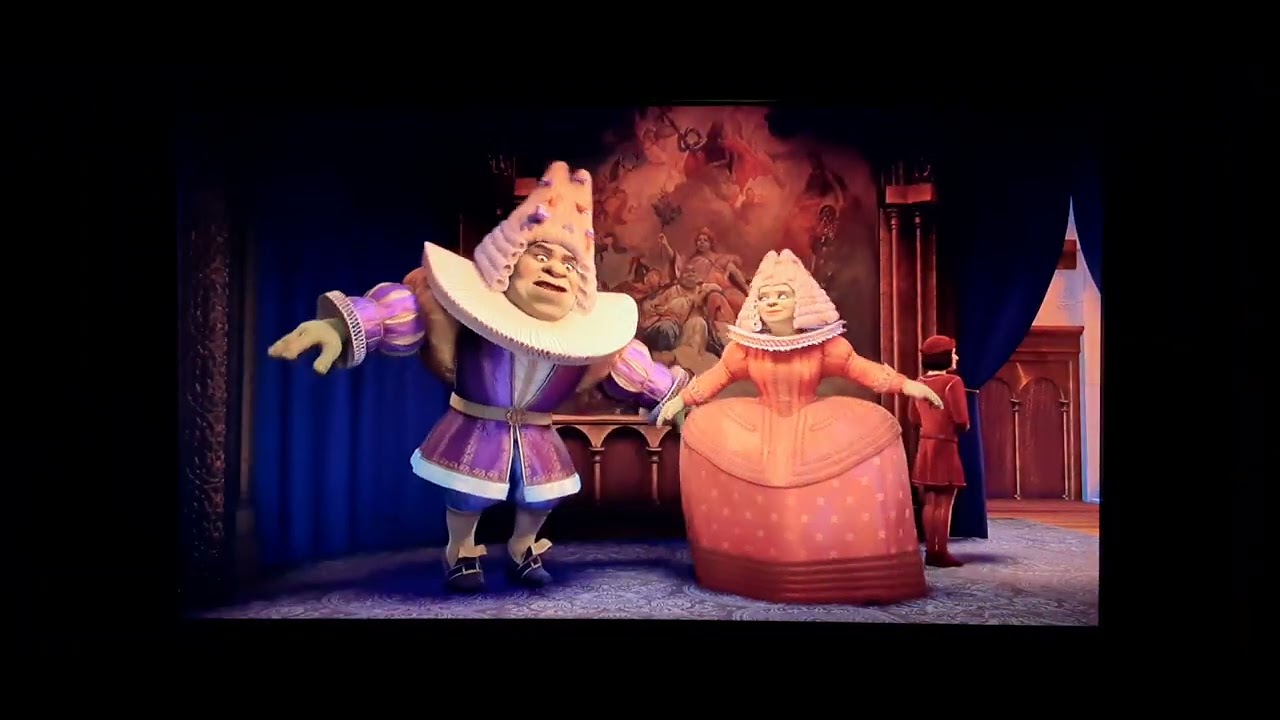 Shrek And Fiona Kiss Scene