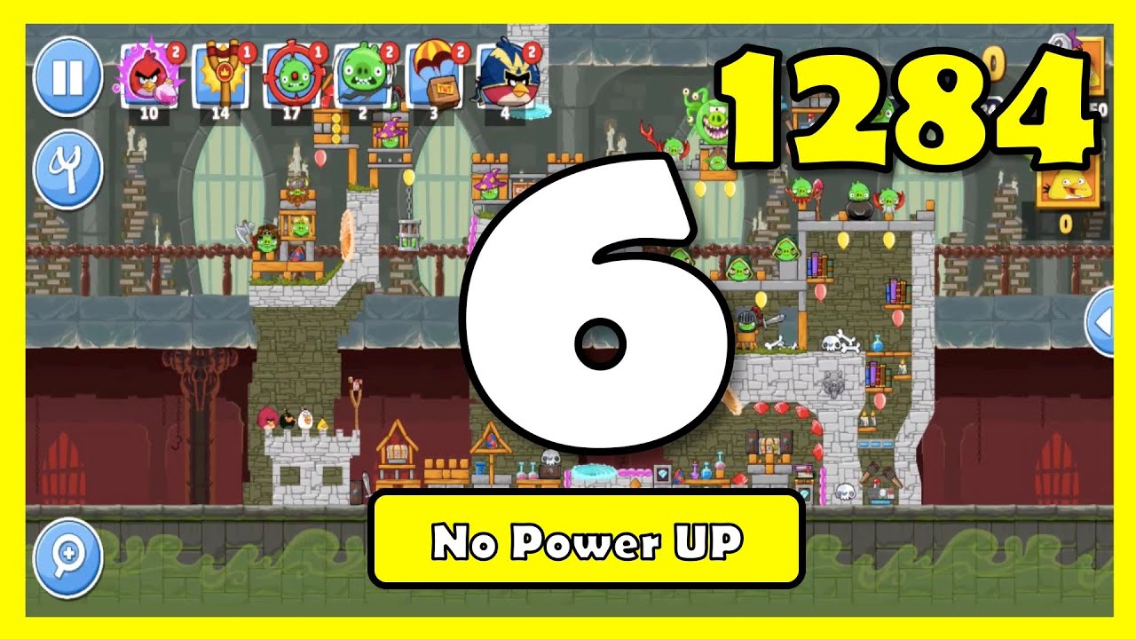 Angry Birds Friends Level 6 Tournament 1284 NO POWER UP walkthrough ...