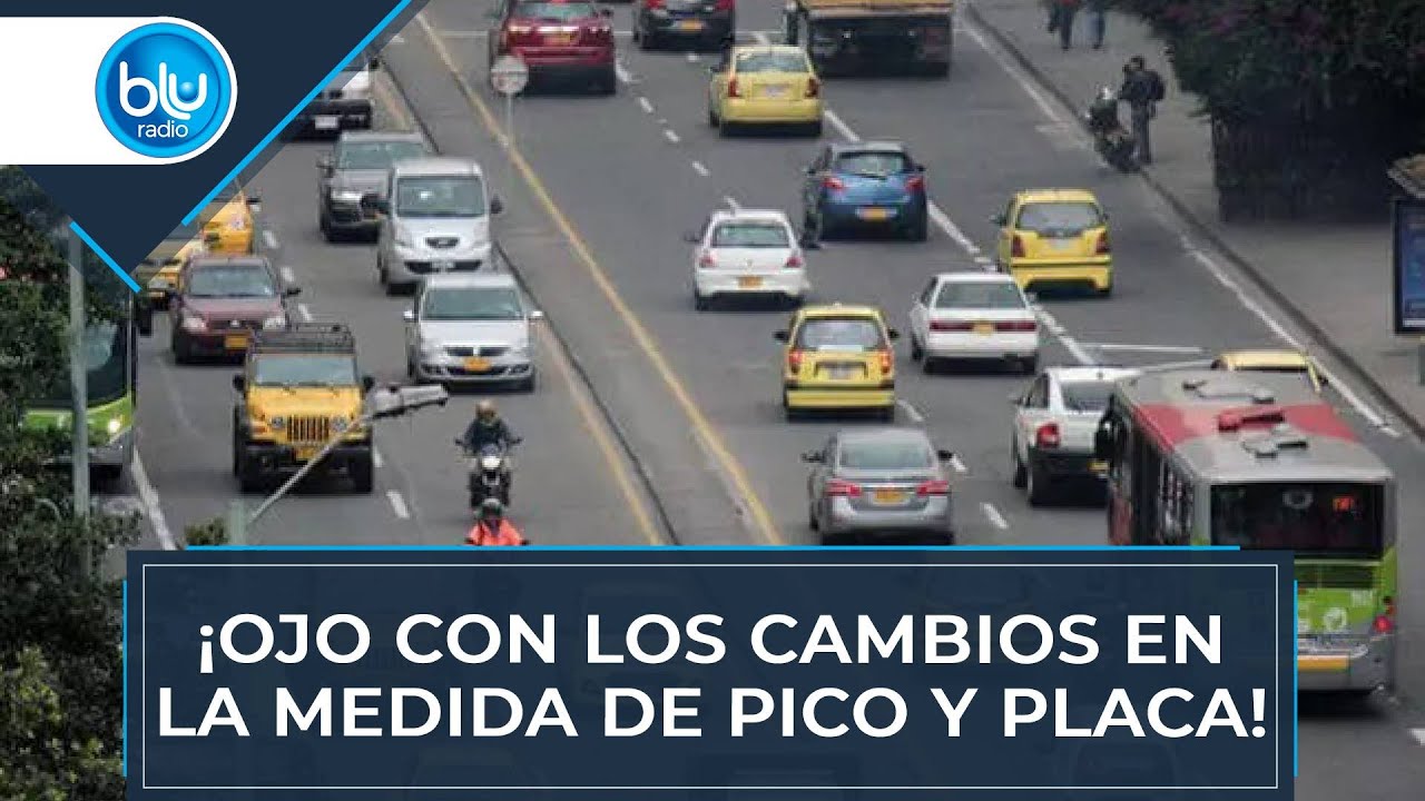 ¡Ojo con los cambios en la medida de pico y placa! - YouTube