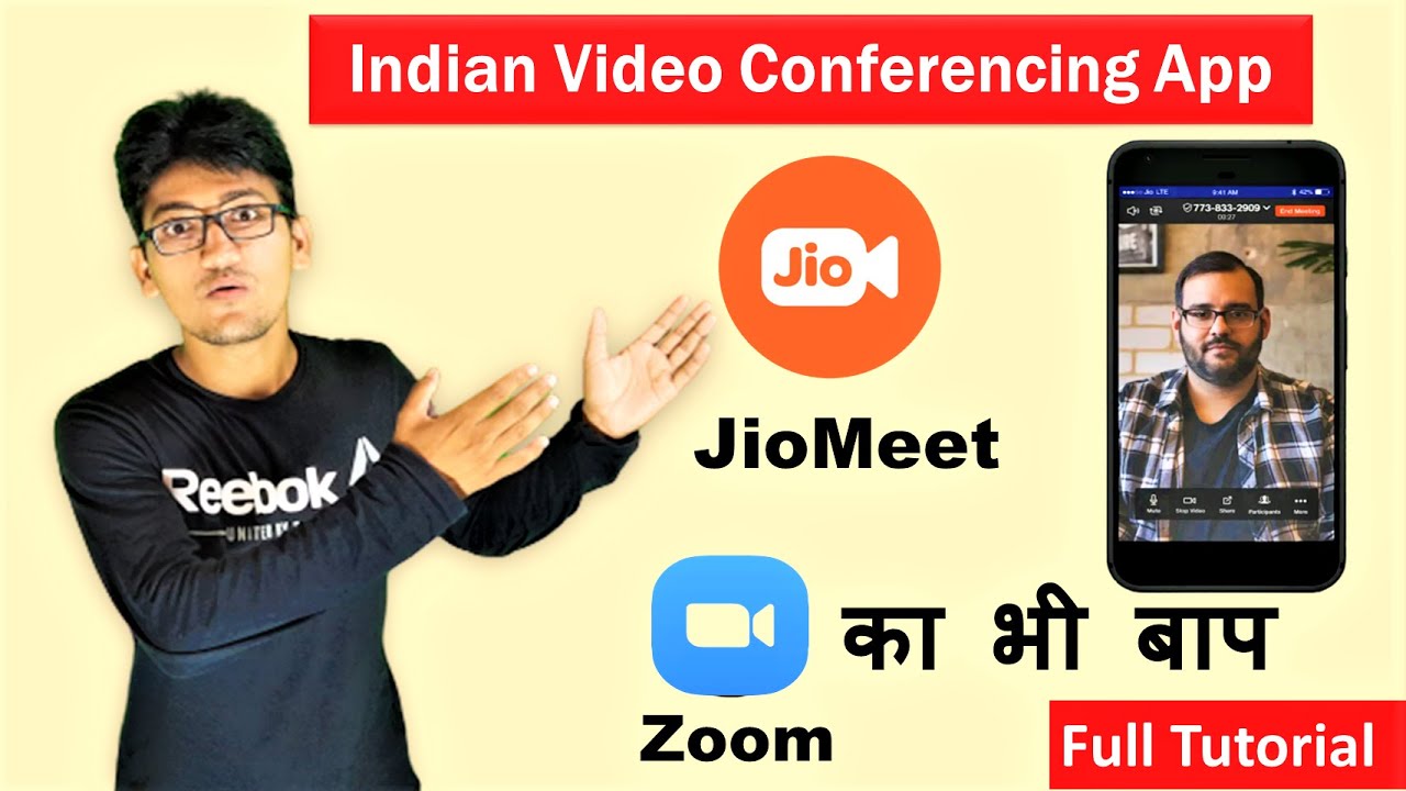How to Use JioMeet | Indian Video Conferencing App | Jio Meeting App ...