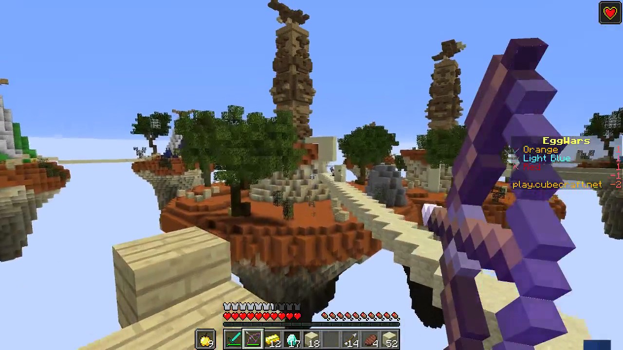 minecraft( egg wars ) един бърз egg wars - YouTube