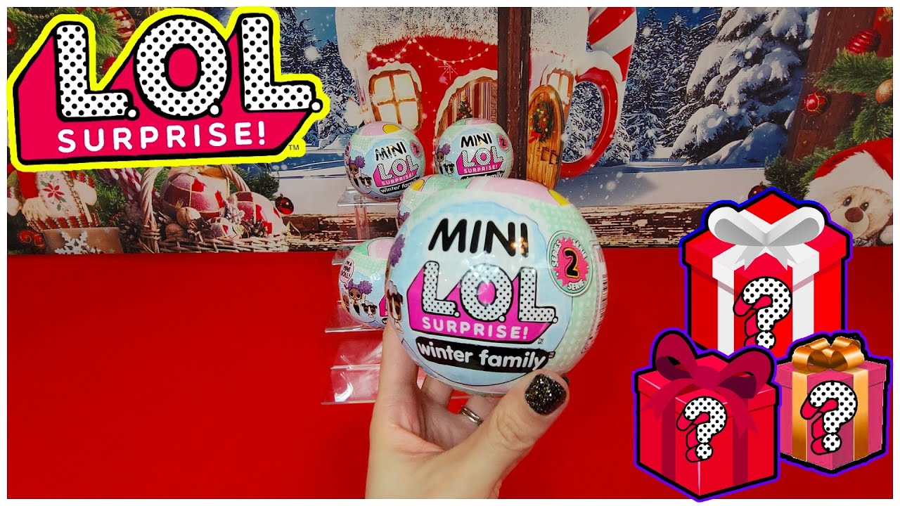 Mini LOL Surprise Winter Family Unboxing | LOL Surprise Unboxing - YouTube