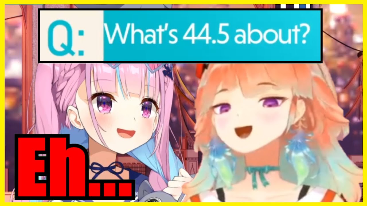 Aqua Explains The Meaning Of "44.5" to Kiara【Hololive | Eng Sub】 - YouTube