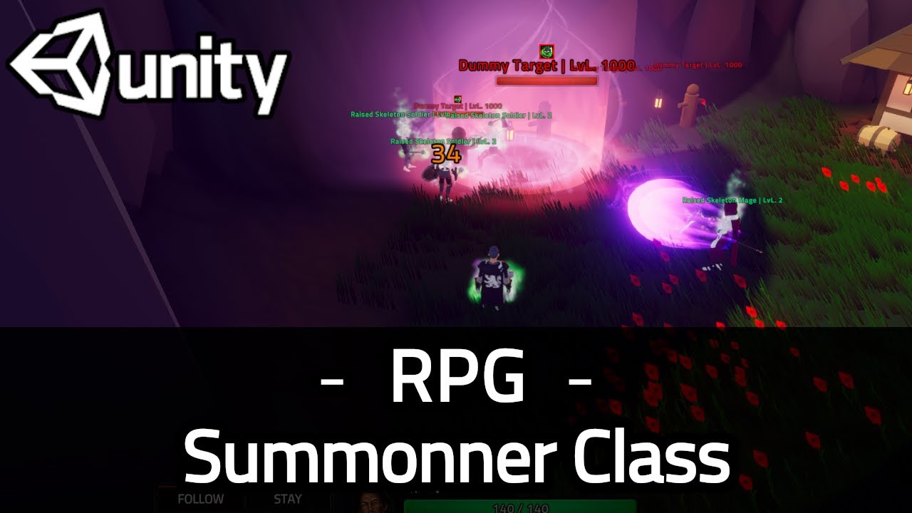 Let's make an RPG in Unity #8 - Creating The Summoner Class! - YouTube