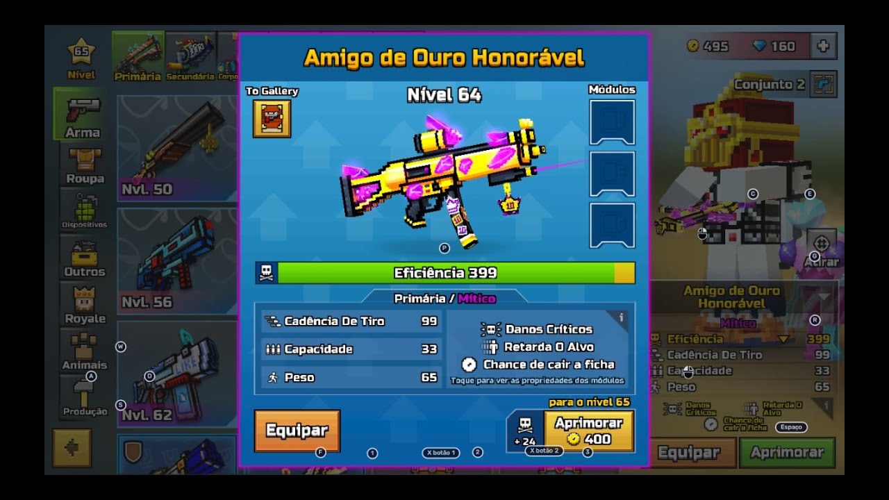 PIXEL GUN 3D REVIEWS HONORED GOLDEN FRIEND - YouTube