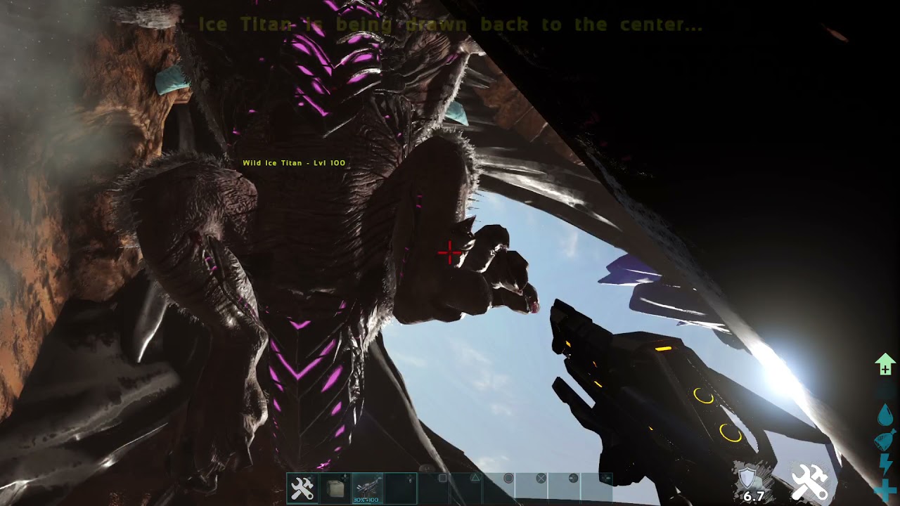 All titans ark survival evolved - YouTube