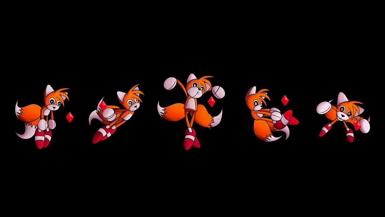 Tails Doll Sprites Test - YouTube