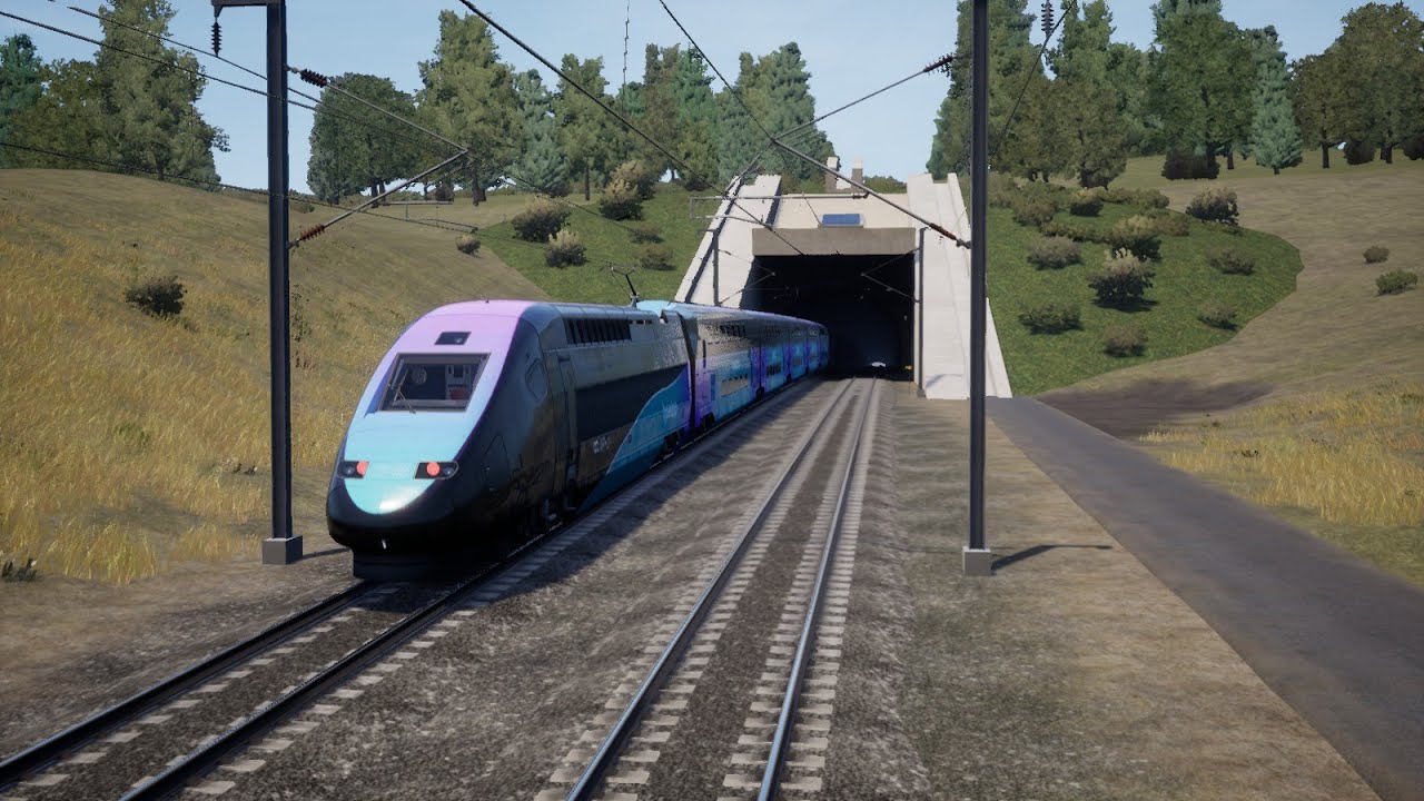 Train Sim World 3 Le TGV Duplex l'hyperloop - YouTube