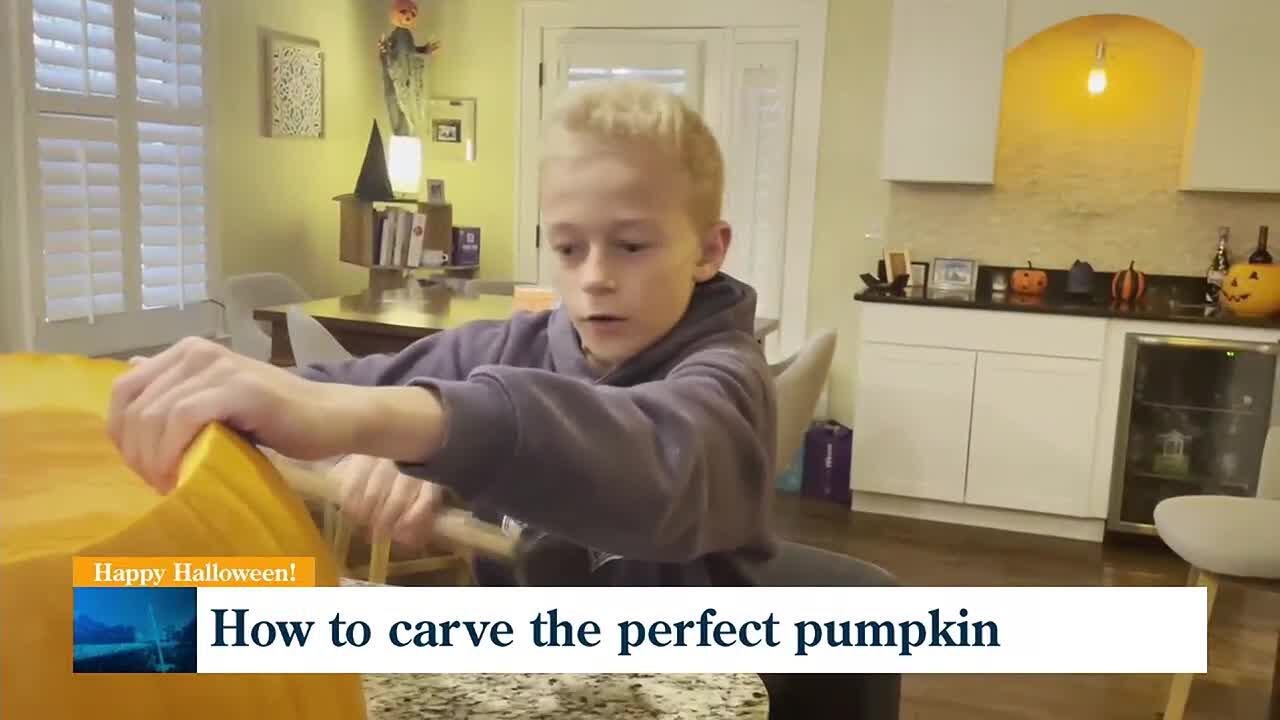 Tommy Tests a No-Knife Pumpkin Carving Technique - YouTube