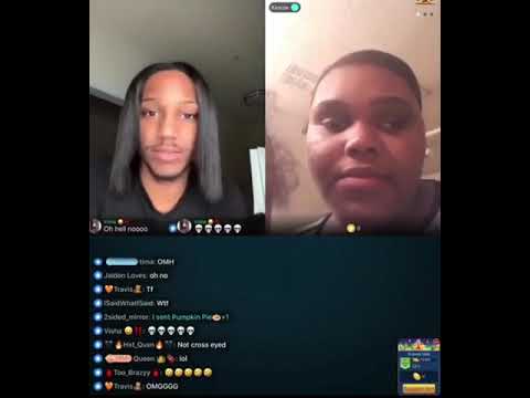 Stan Twitter: Tae arguing with cockeyed lady on bigo live