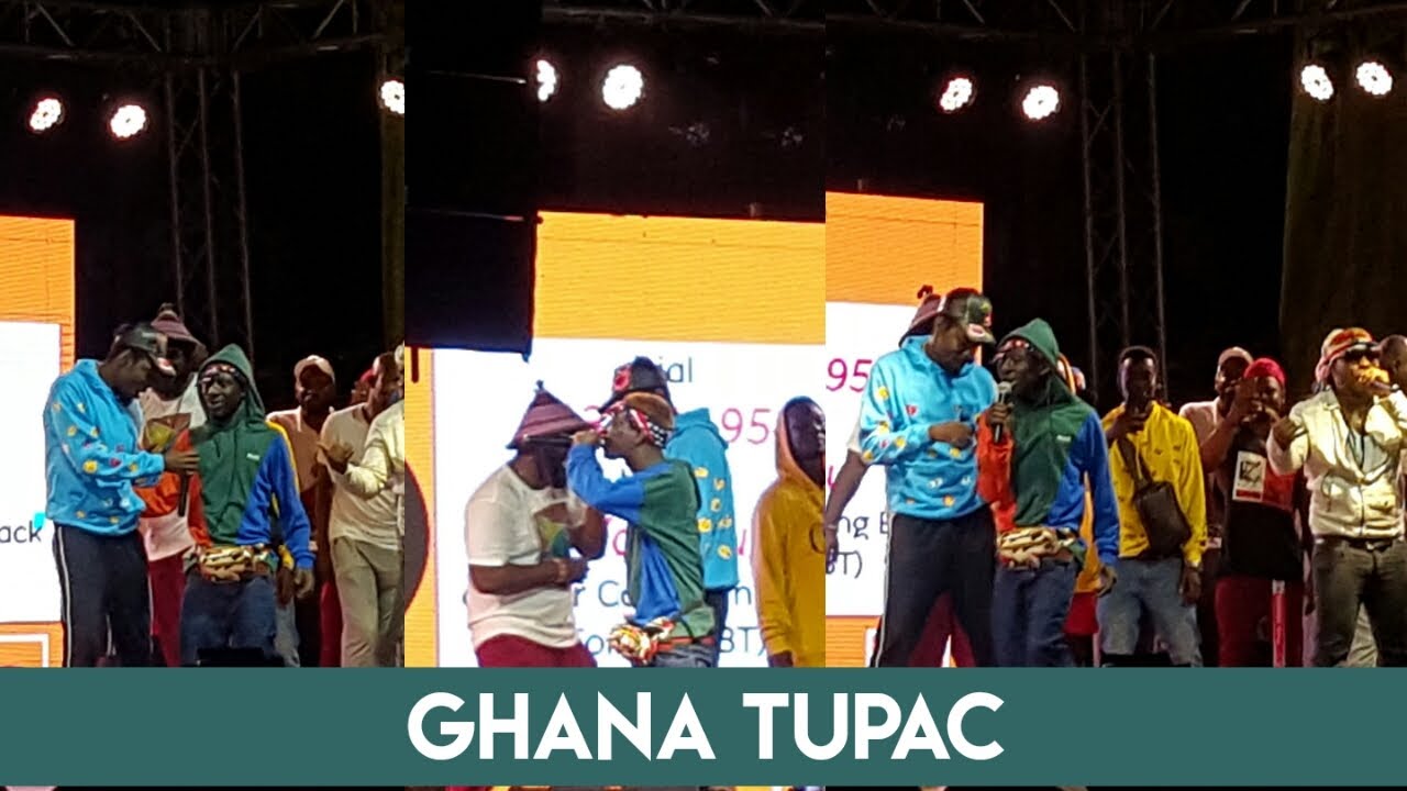 Wow! Ghana Tupac(Supa) surprised Kwaw Kese and Edem In Nima - YouTube