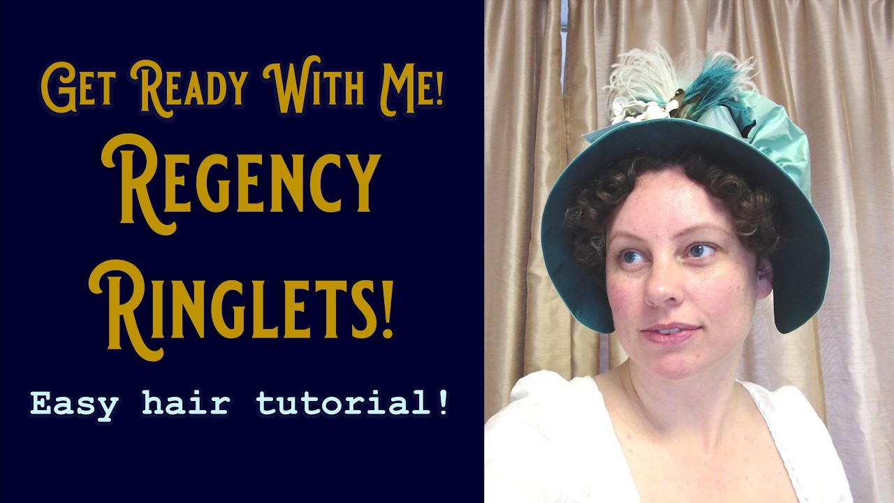 A Super Simple Regency Hair Tutorial For Beginners! Get Ready With Me ...