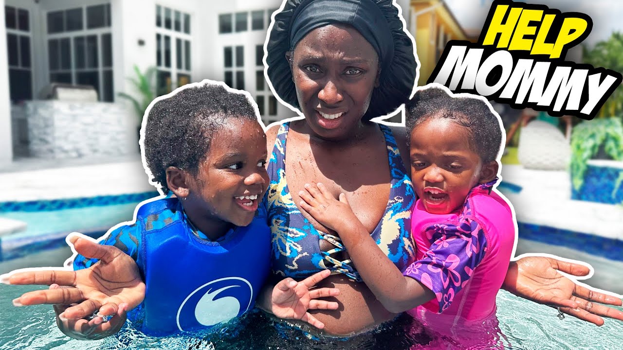 Melly & Major FAILED Their SWIMMING LESSONS - YouTube