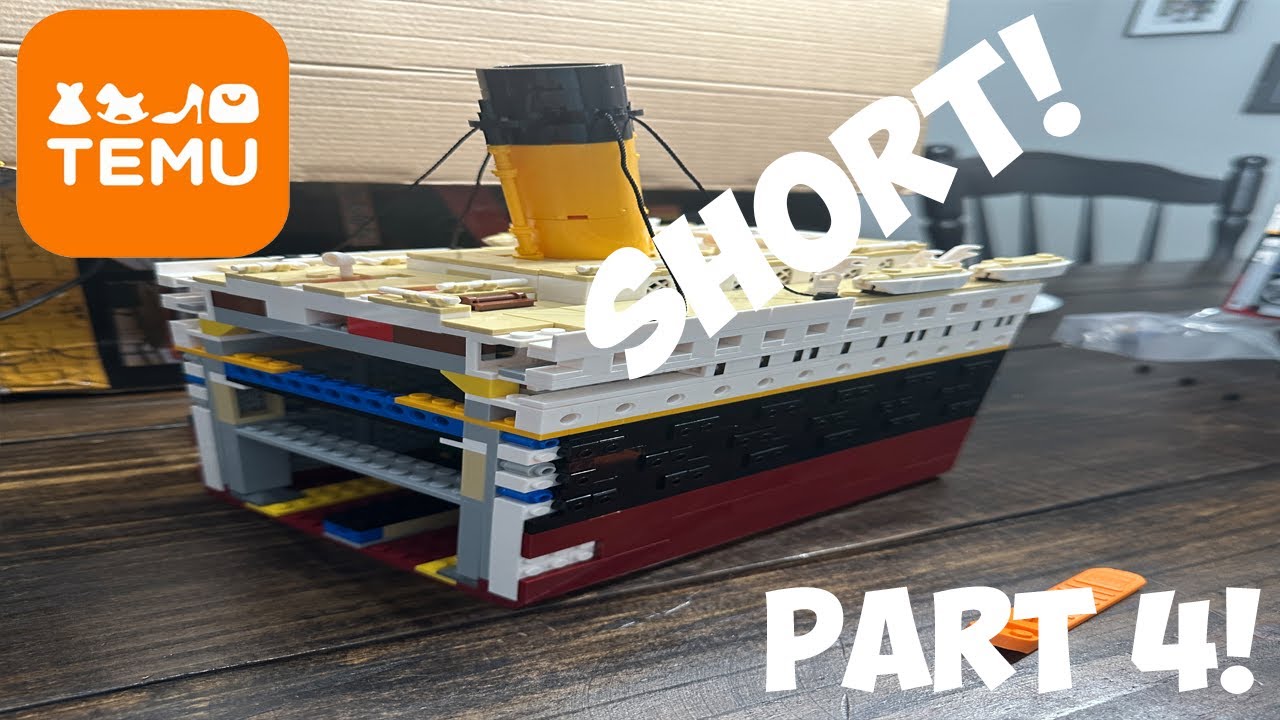 SHORT! Building a TEMU TITANIC LEGO SET PART 4 - YouTube