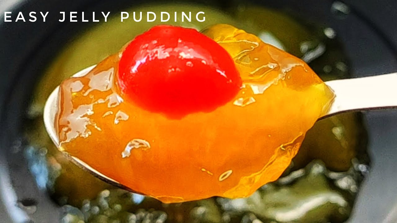 3 Minutes Recipe | No Bake Quick Pudding | How to Make Jelly pudding ...