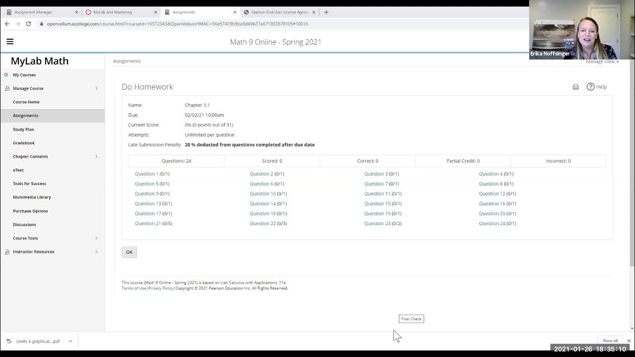 Introduction to MyMathLab - How to Access the Site - YouTube