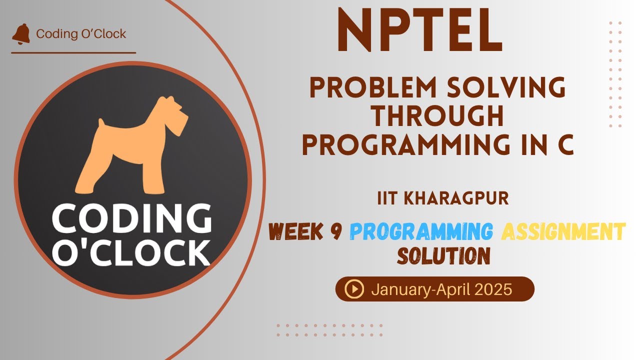 Problem Solving Through Programming In C Week 9 Programming Assignment 5256