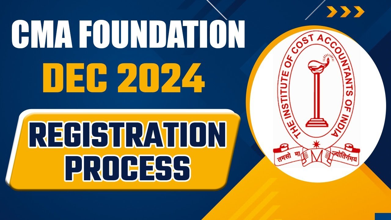 CMA Foundation Dec 24 Registration Process | ICMAI Registration Process | How to Register in ...