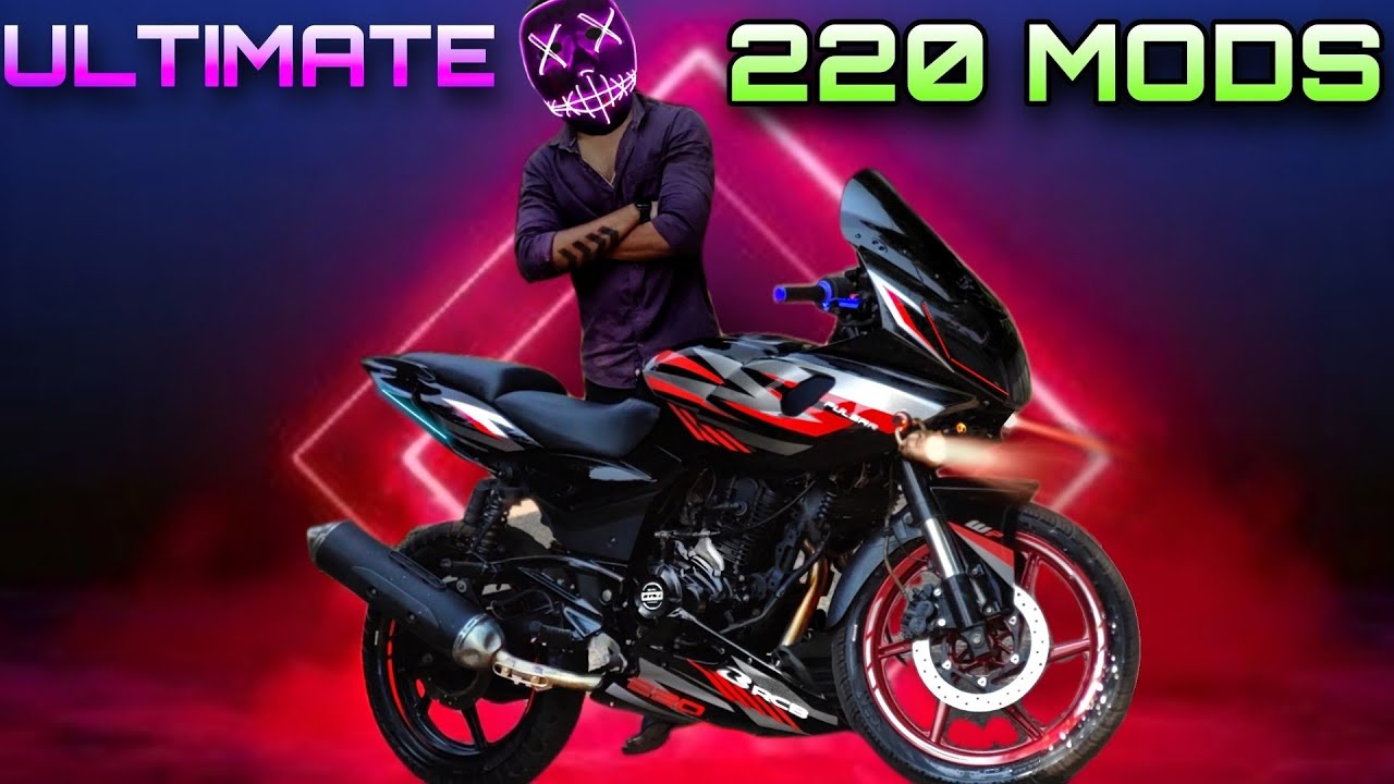Pulsar 220 Modified | NeXt LeVeL ⚡️| Rohith Donald Vlogs. - YouTube