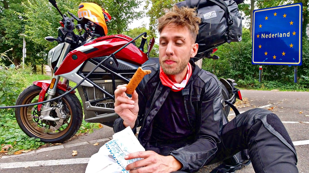 The Dutch are ready for this! Electric Motorcycle Travel - YouTube