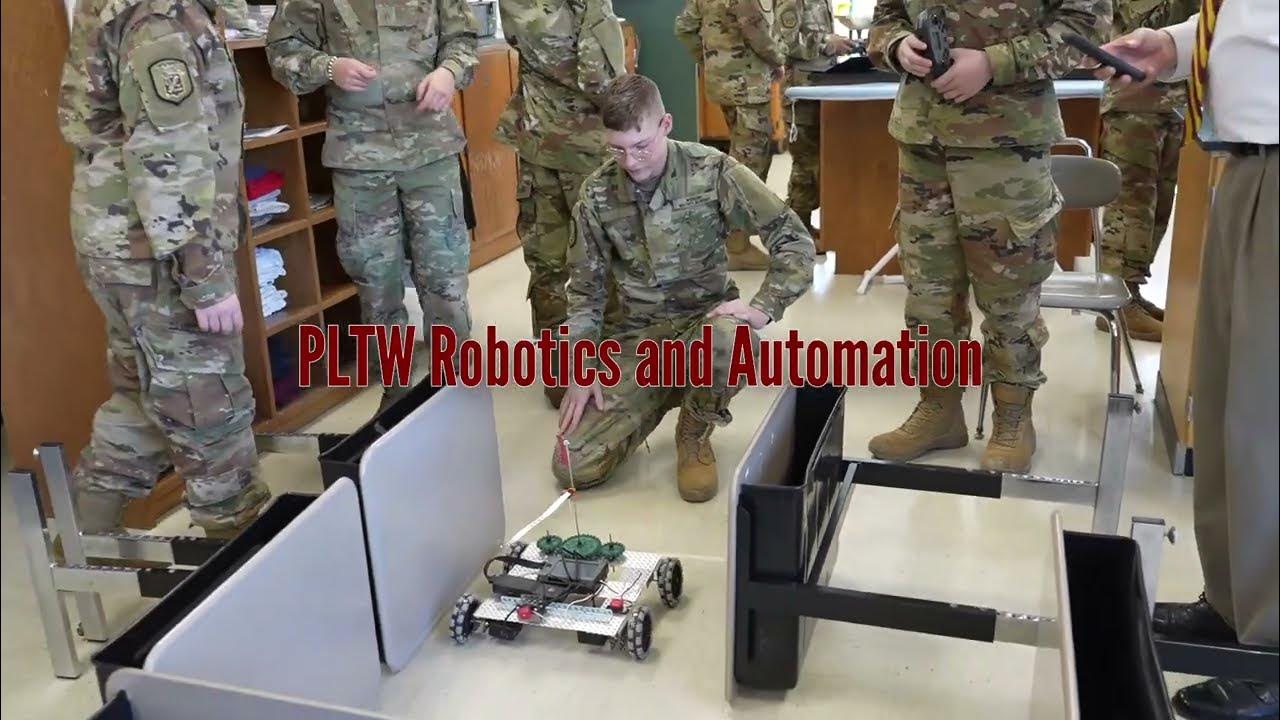 PLTW at MMA: Automation and Robotics spring 2024 mid-term project - YouTube