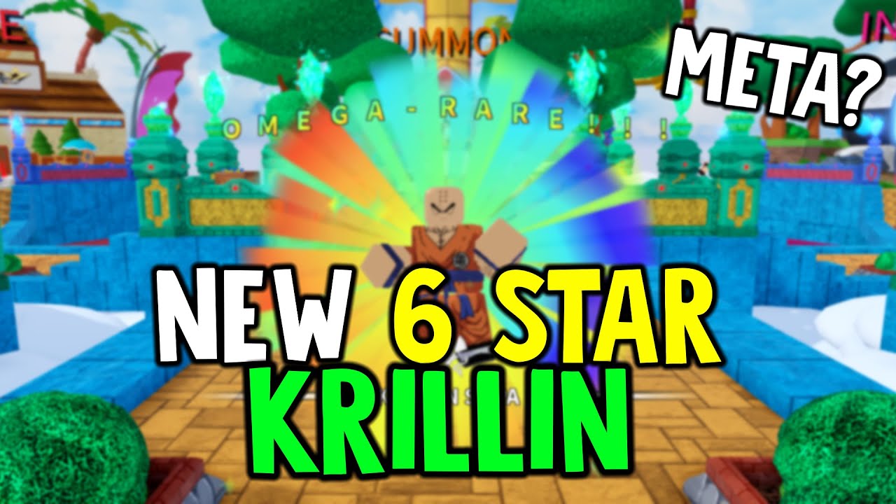 NEW 6 STAR Krillin Showcase in All Star Tower Defense (ASTD Krillin ...