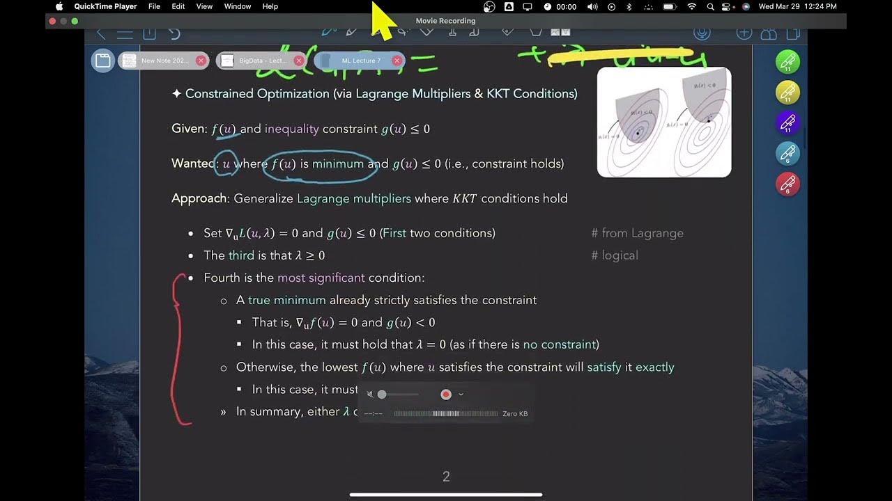 ML Lecture 7 Part 3 :KKT & Legendre Polynomials - YouTube