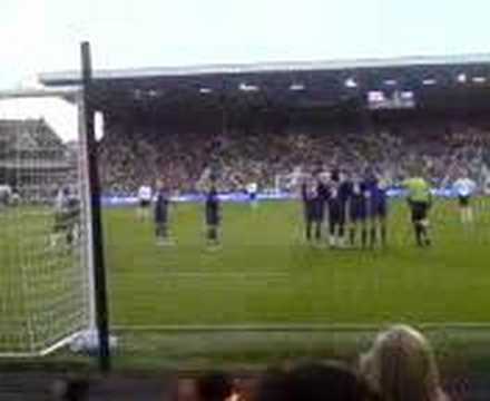 Bouazza Free Kick V Man City