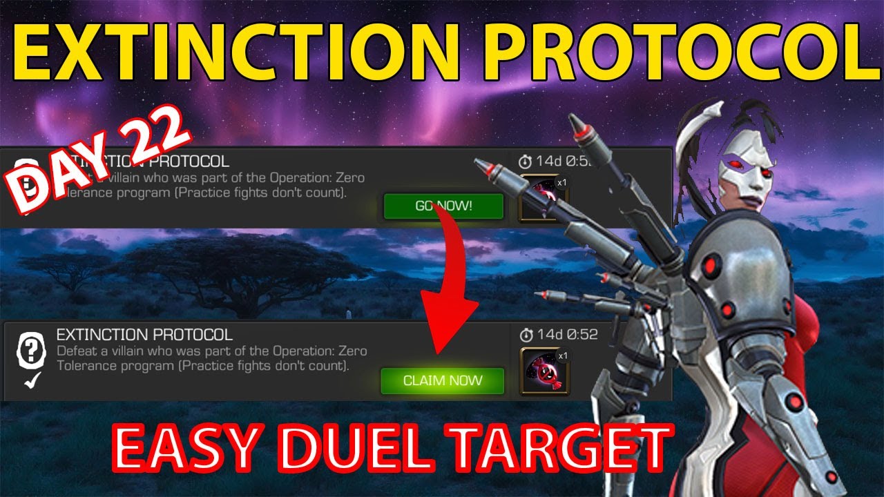 Extinction protocol Mcoc || EASY TARGET || - YouTube