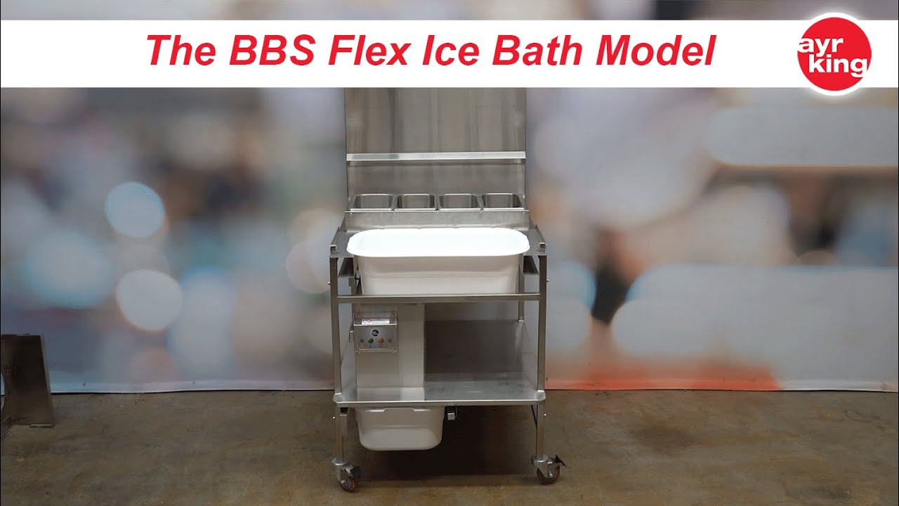 AyrKing's BBS Flex Ice Bath Model, BBSUL3134 IB, breading table and ...