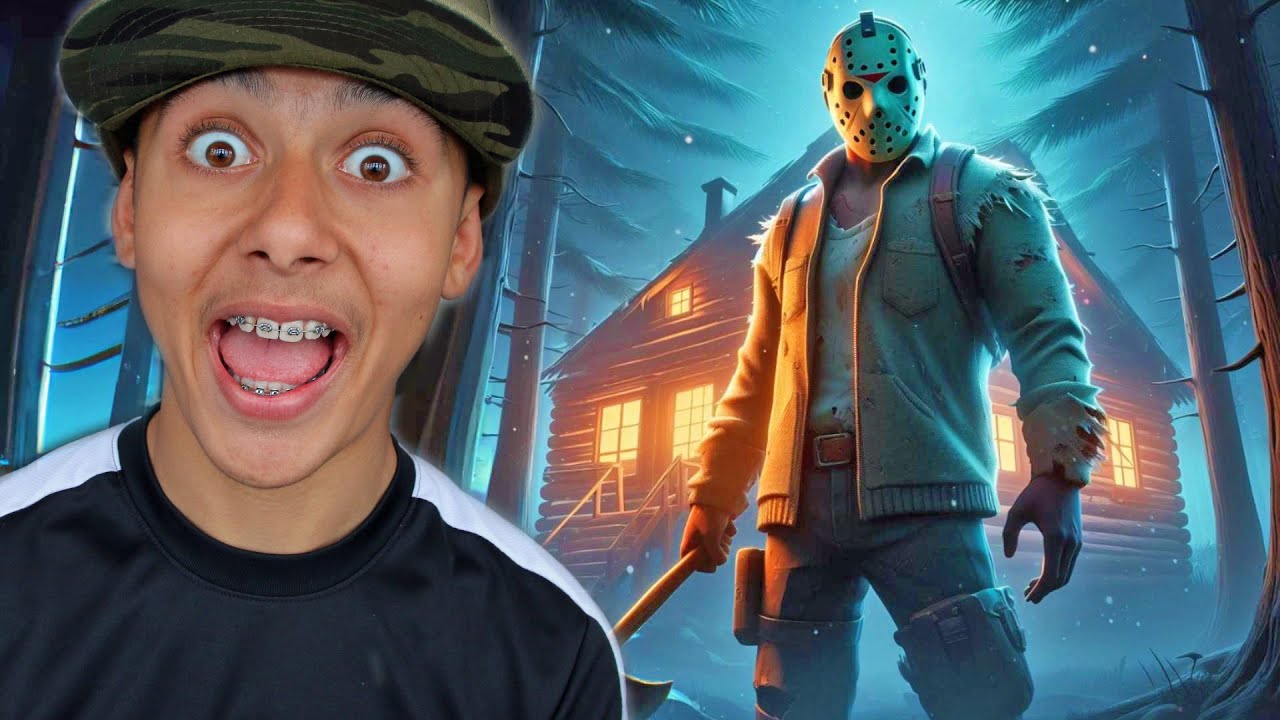 Can we ESCAPE from JASON VOORHEES in FRIDAY the 13th FortNite Family ...