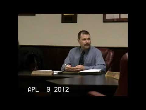 Chazy Town Board Meeting 4-9-12 - YouTube